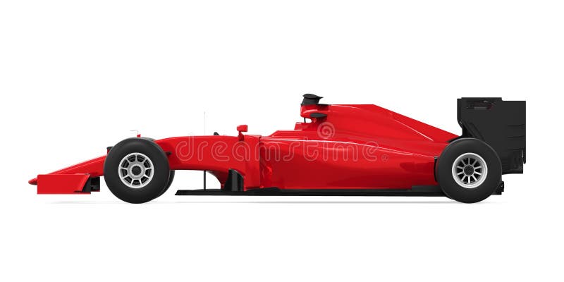 Formula One Race Car Side View