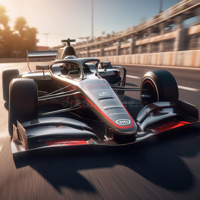 Formula One Supercar Realistic 4k Stock Illustration - Illustration of ...