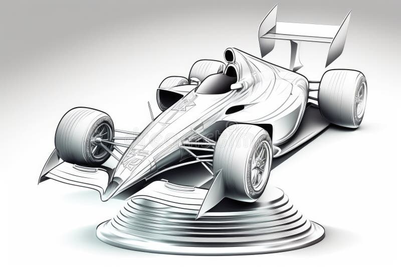 Formula One World Champions Trophy, Stock Illustration - Illustration ...