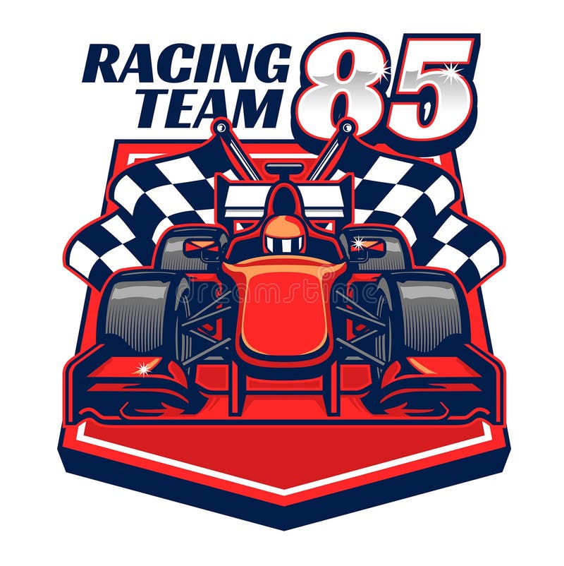 Formula racing car design stock vector. Illustration of hand - 189117386