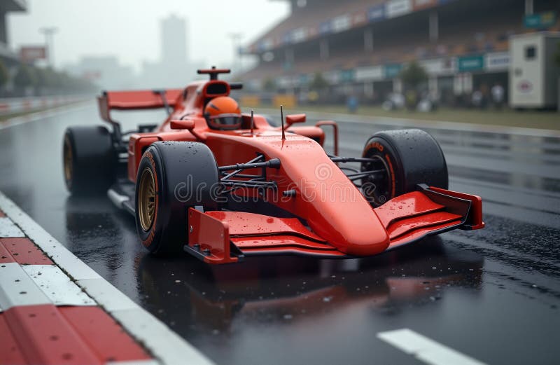 Formula racing car stock illustration. Illustration of engineering ...