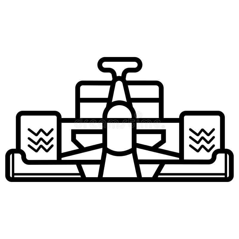 Formula racing car icon stock vector. Illustration of design - 143344992
