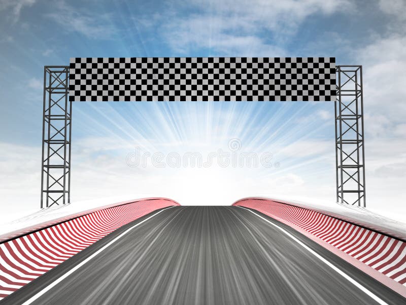Racing Finish Line Clipart Race Finish Line Stock Illustrations