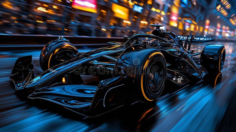 Formula 1 Racing High-Speed Action and Precision Engineering Stock ...