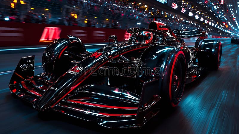 Formula 1 Racing High-Speed Action and Precision Engineering Stock ...