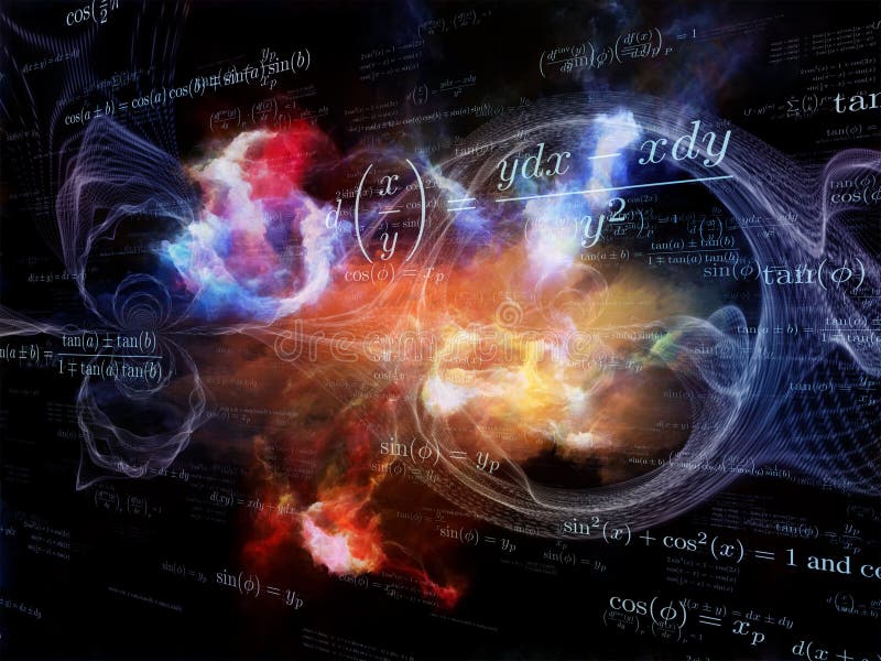 Formula Space stock illustration. Illustration of integer - 202675613