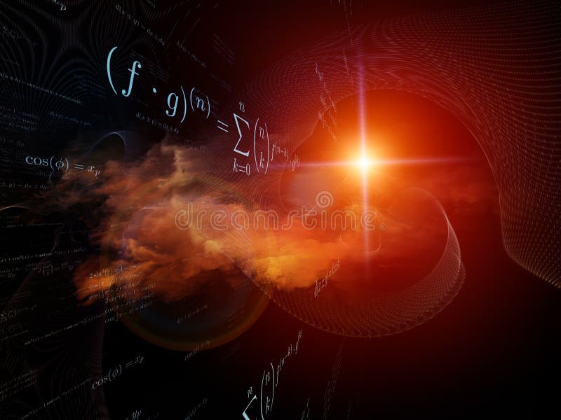 Formula Space stock illustration. Illustration of science - 204676623
