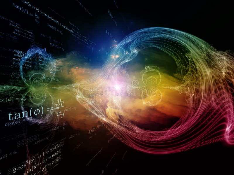 Formula Space stock illustration. Illustration of curve - 205320202