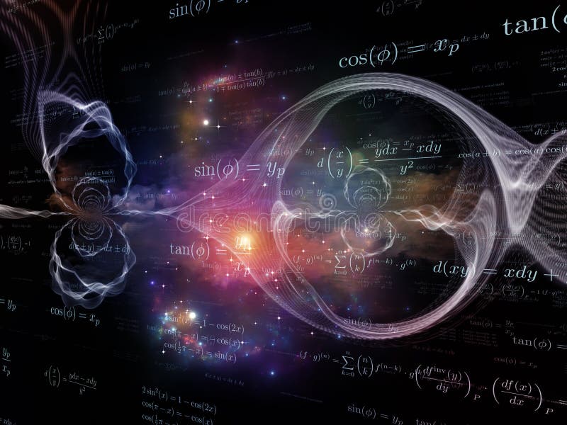 Formula Space stock illustration. Illustration of abstract - 210409979