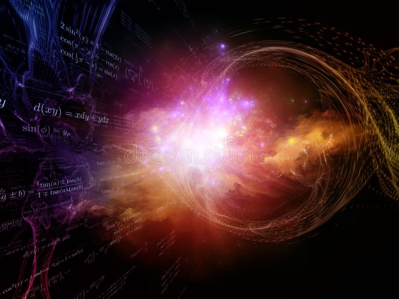 Formula Space stock illustration. Illustration of glow - 228535086