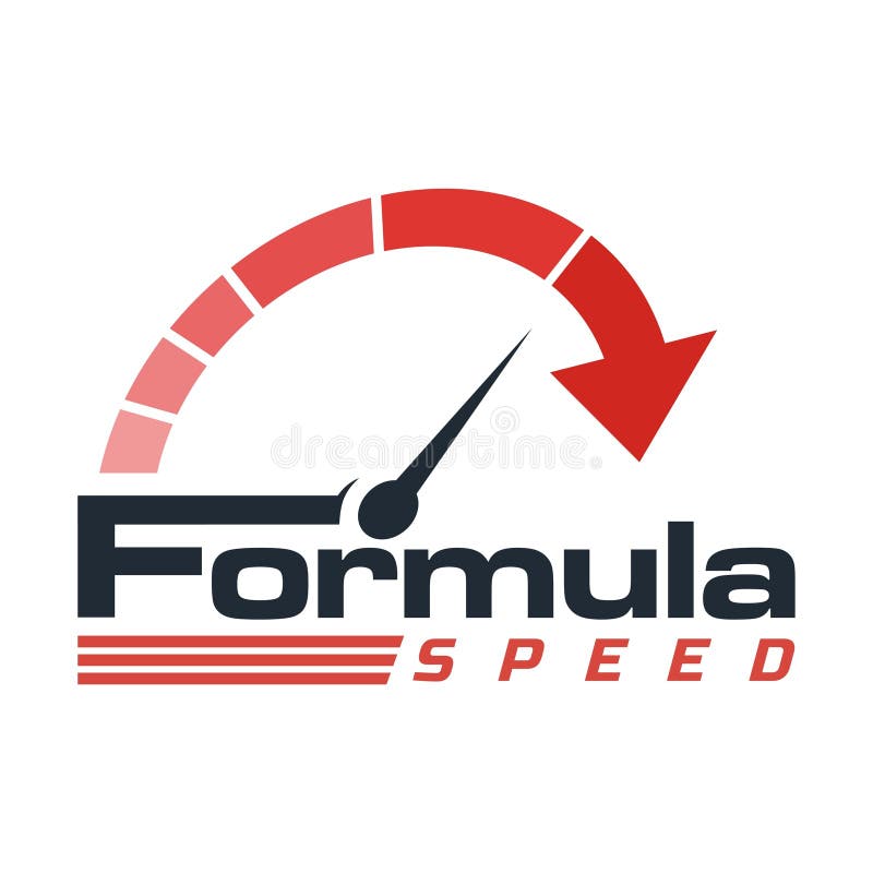 Formula Speed Logo Design Vector Stock Vector - Illustration of modern ...