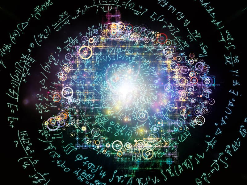 Formula Spiral stock illustration. Illustration of education - 190140101