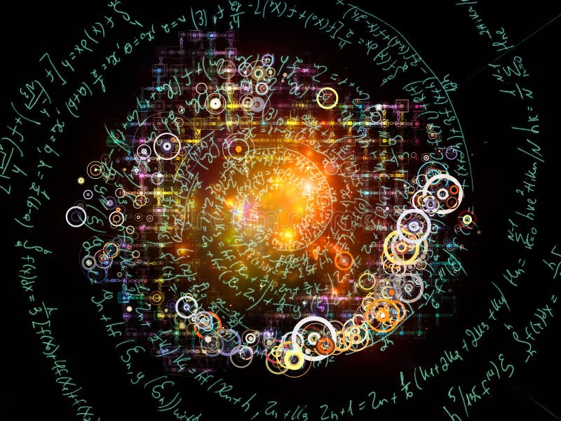 Formula Spiral stock illustration. Illustration of handwriting - 194228495