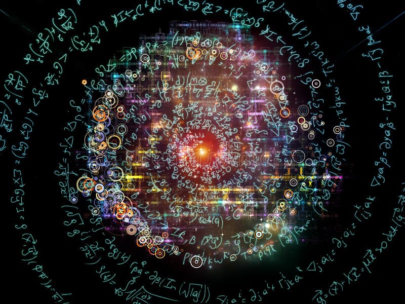 Formula Spiral stock illustration. Illustration of technology - 216367501