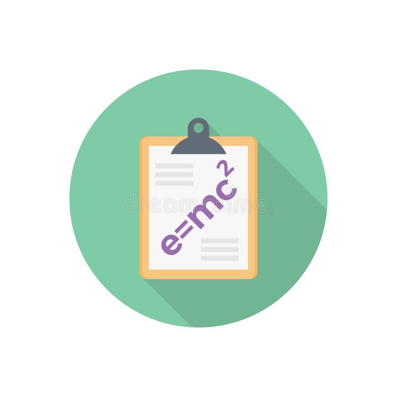 Formula Vector Flat Colour Icon Stock Vector - Illustration of cash ...