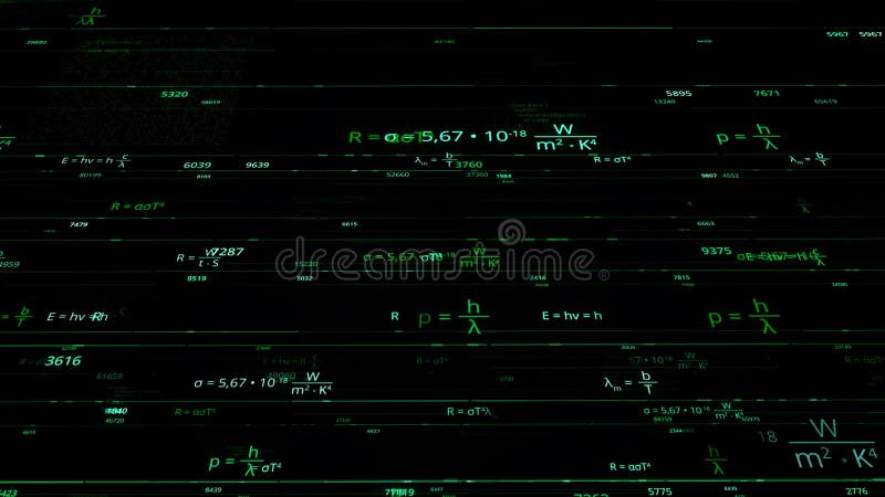 Formulas in Physics in Electronic Form. Animation. Computer Network ...