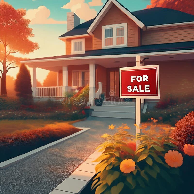 Formulate Different Ways To Present a Property Listing on a Poster Stock Illustration ...