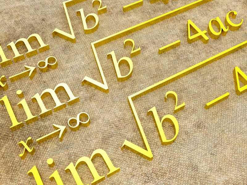 Formule matematiche illustrazione di stock. Illustrazione di professore ...