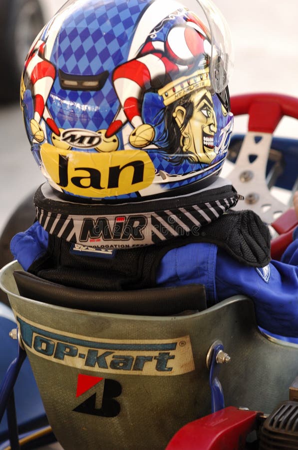 Professional Go Kart Racing Editorial Stock Image - Image of kart ...