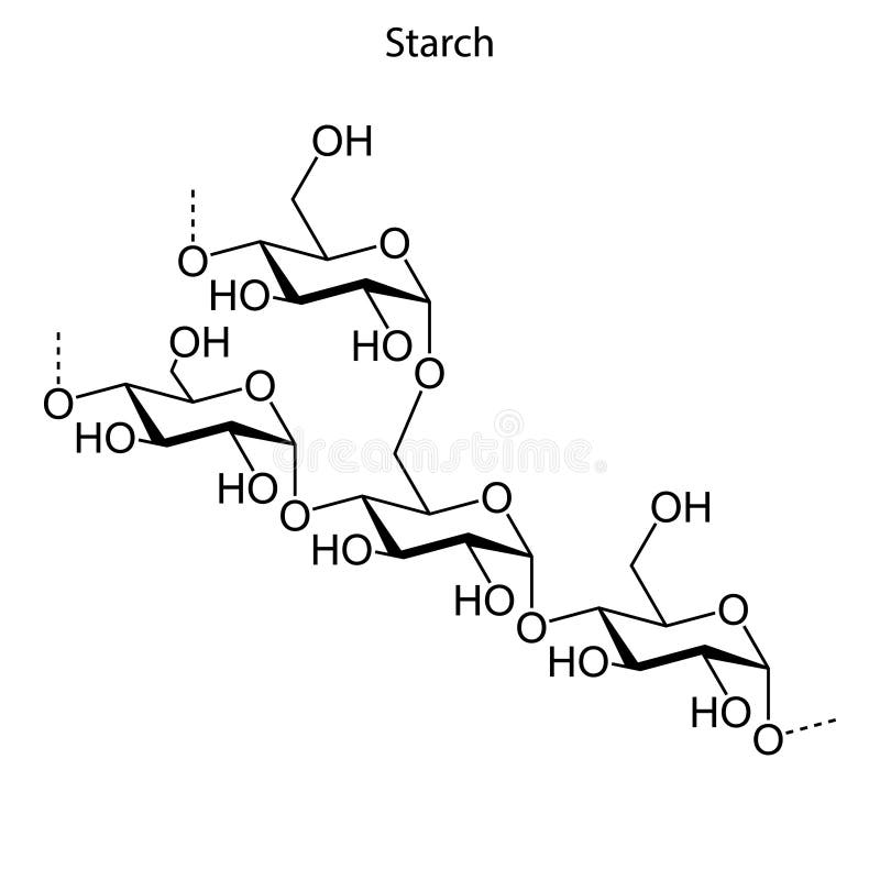 Molécule D'amylose Il Est Un Polysaccharide Et Celui Des Deux ...