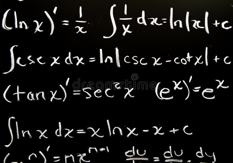 Formules mathématiques image stock. Image of science - 21269639