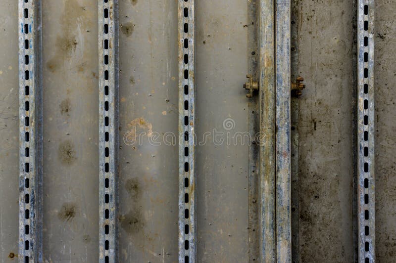 Formwork Elements in Use with Connection New Bridge Constr Stock Photo ...