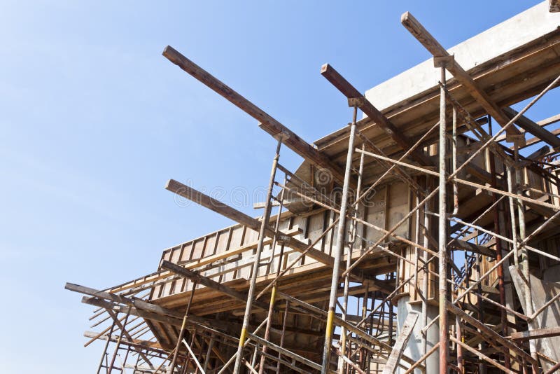 Formwork Erection stock photo. Image of steel, structure - 22563932
