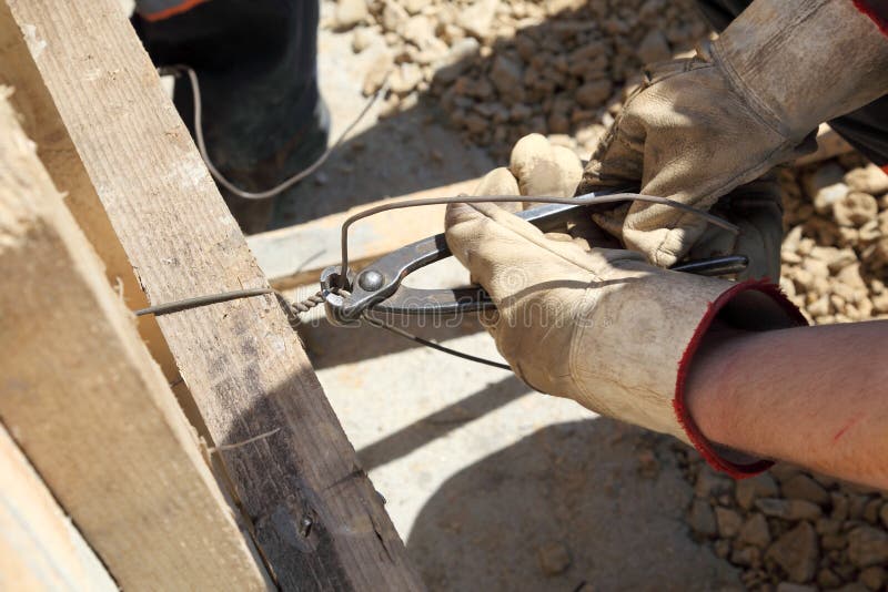 Formwork making stock photo. Image of carpentry, cutting - 24611602