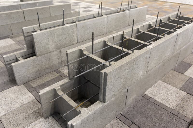 Formwork of Modern, in the Showroom of a Close-up Stock Image - Image ...