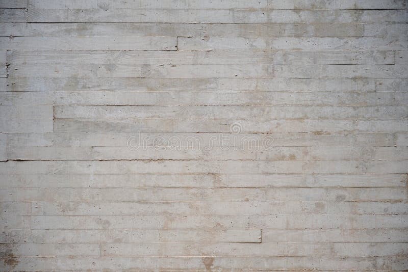 Formwork Raw Concrete Wall with Wood Impression Stock Photo - Image of ...