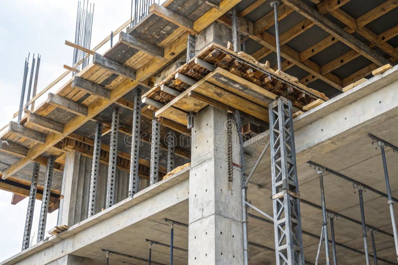 Formwork Supporting Second Floor of Monolithic Building Stock ...