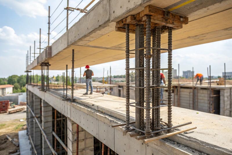 Formwork Supporting Second Floor of Monolithic Building Stock ...