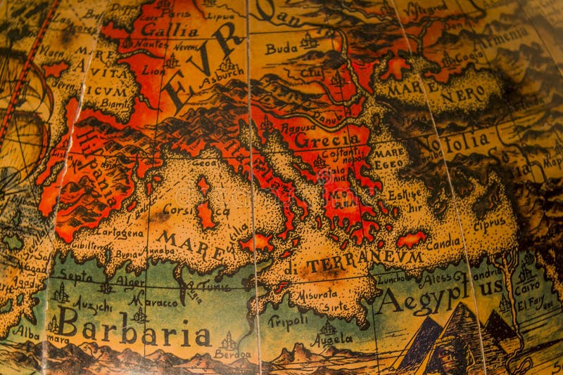 Gammalt Pappers- Snirkelband, Symbol För Pergamentrulle, Krullad ...