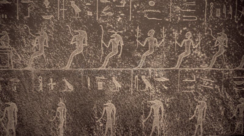 Forntida egyptisk writing arkivfoto. Bild av gammalt - 19735414