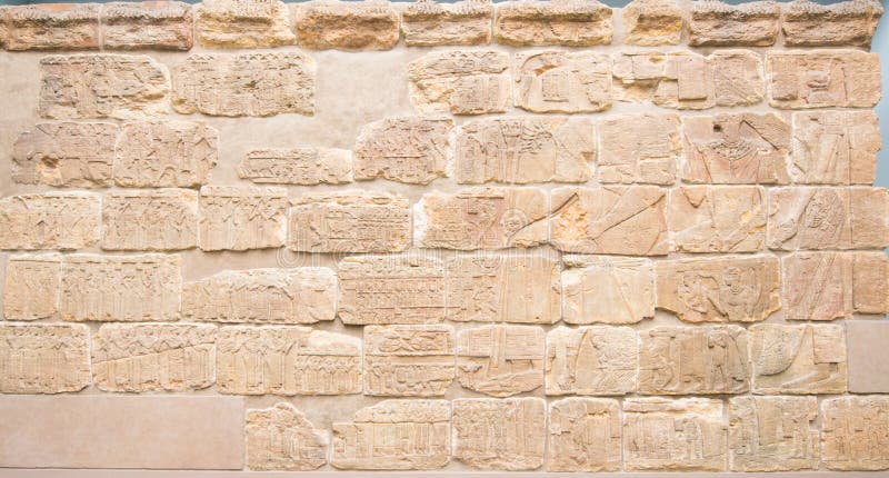 Forntida Hieroglyf I Det Brittiska Museet Redaktionell Bild - Bild av ...