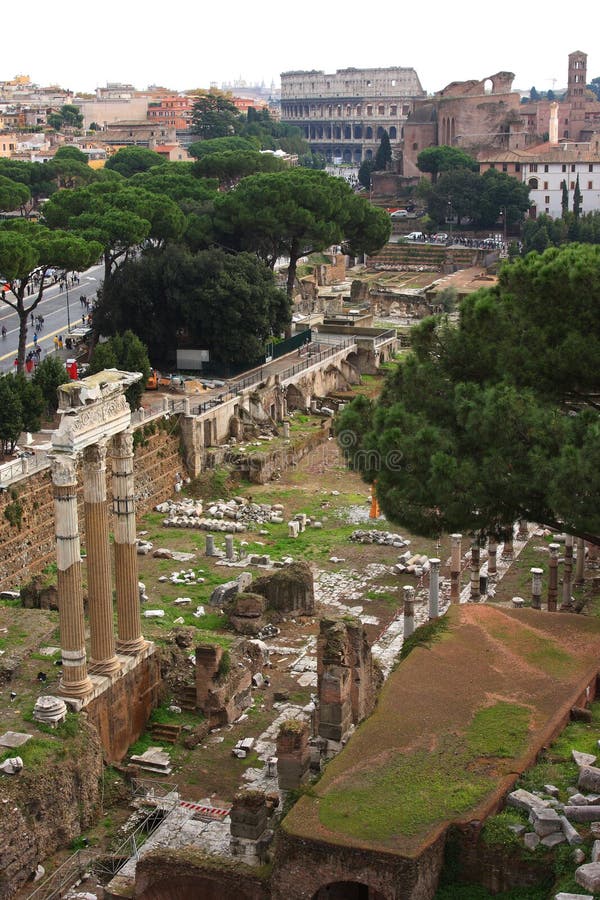 Foro Romano, Rome stock photo. Image of european, famous - 11995370