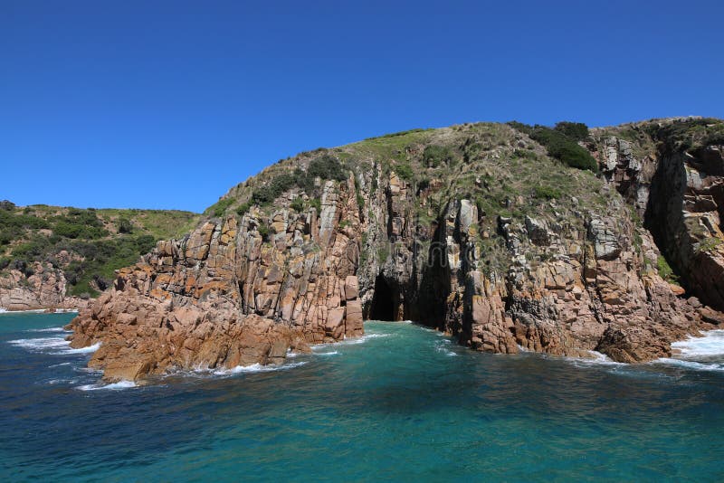 Forrest Caves stock photo. Image of ocean, caves, luisure - 139054142
