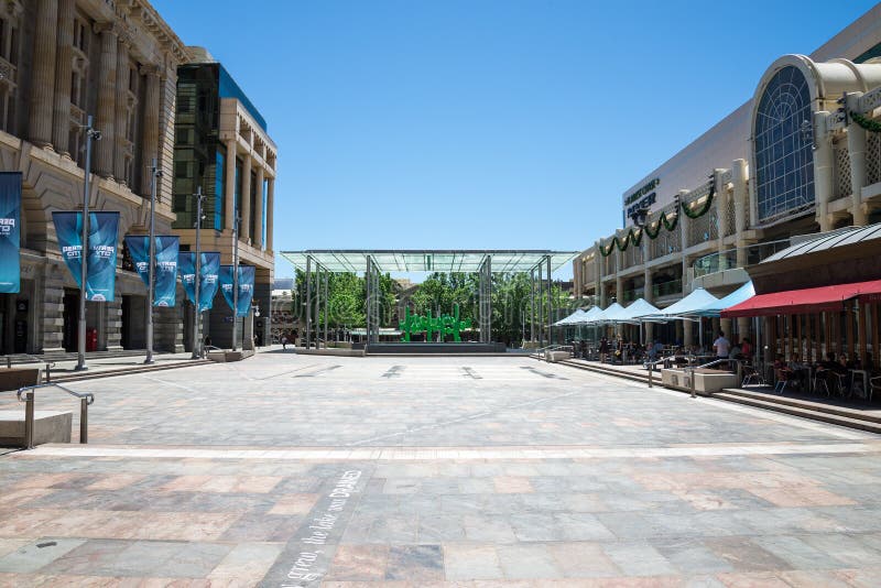 Forrest Place Square in Perth City Centre, Western Australia Editorial ...