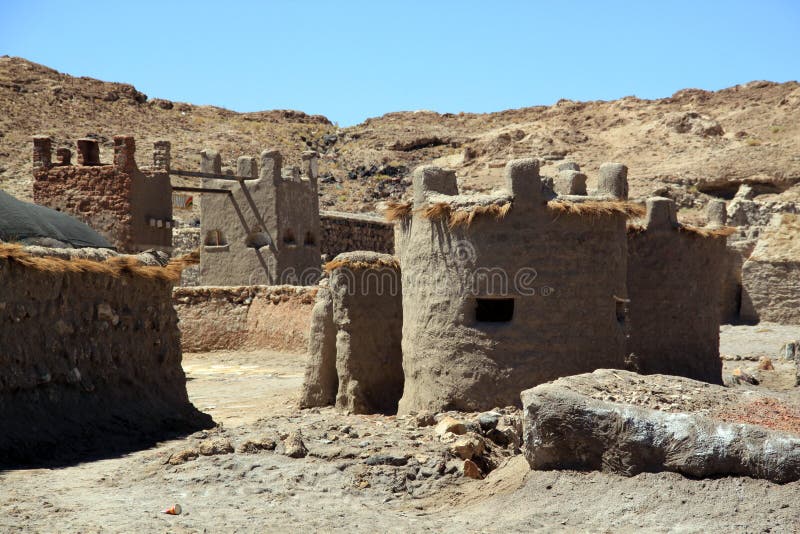 Fortifications, Sahara Desert, Libya Stock Photo - Image of fort, north ...