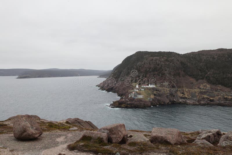 Fort Amherst Lighthouse, St. John S, Newfoundland Stock Image - Image ...