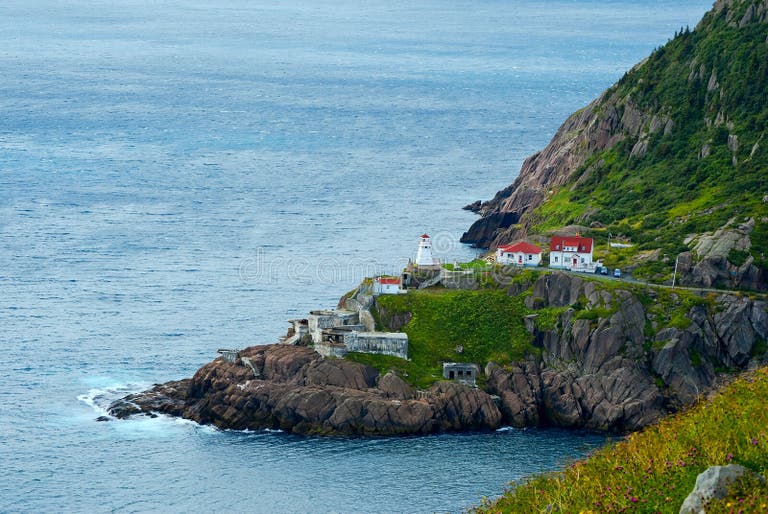 Fort Amherst in Newfoundland Stock Photo - Image of artillery, hill ...