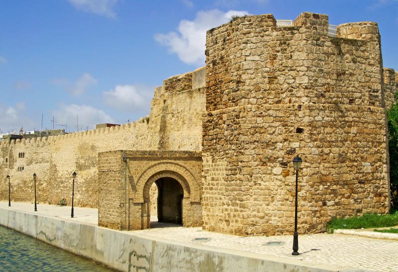 Fort of Bizerte, Tunisia stock image. Image of capitol - 28402195