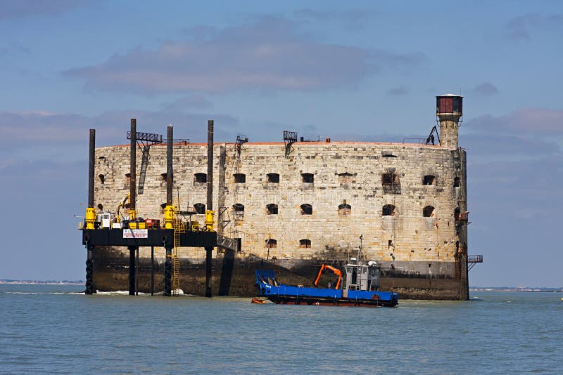 Fort Boyard photo stock. Image du construction, prison - 17016488
