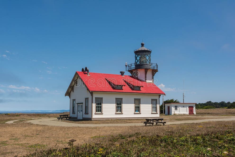 Fort Bragg, the lighthouse stock photo. Image of fort - 45790612