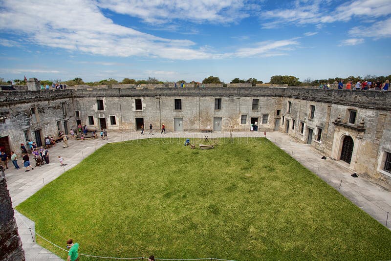 Fort Castillo, St. Augustine, Florida Editorial Photo - Image of ...