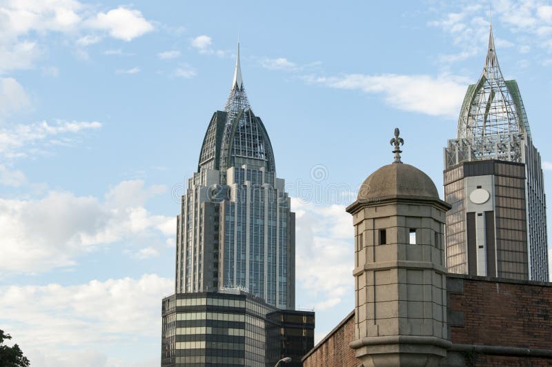 Fort Conde stock image. Image of tall, fort, blue, mobile - 69797851