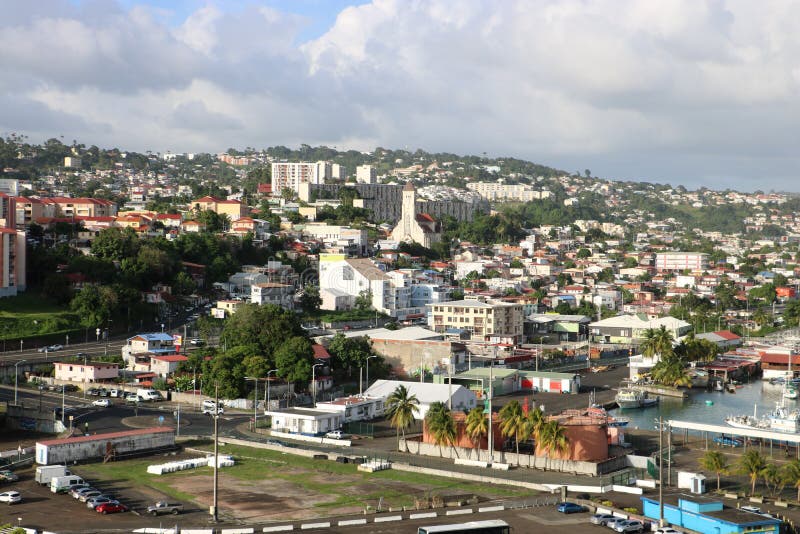 Fort De France, Martinique zdjęcie editorial. Obraz złożonej z pasażer ...