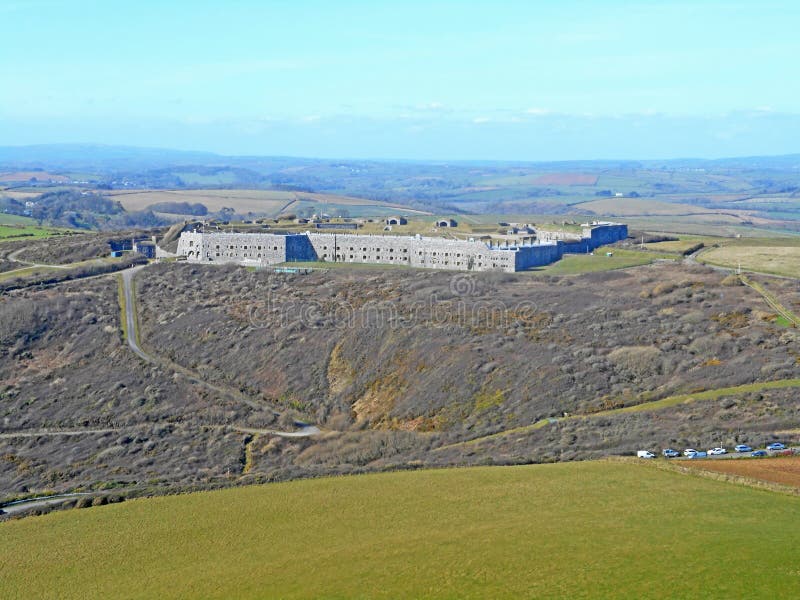 Fort De Tregantle Sur Le Penisula De Lignes Photo stock - Image du ...