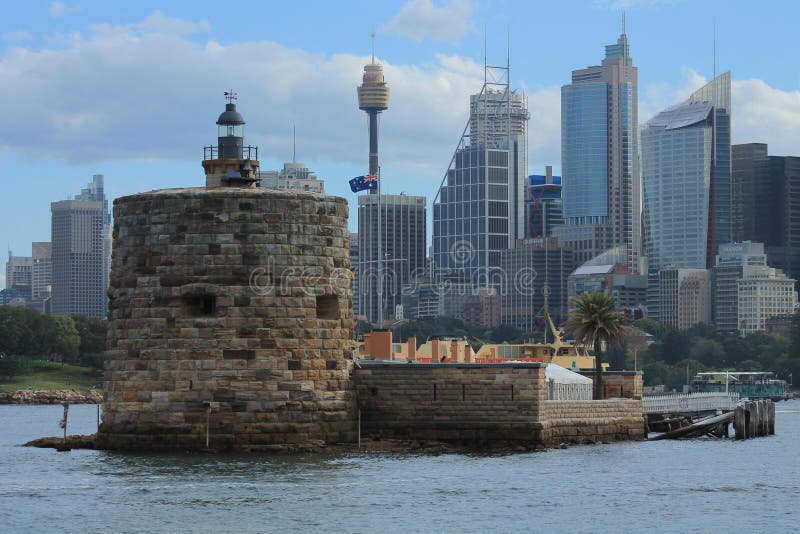 Fort Denison editorial photography. Image of harbour - 38907757