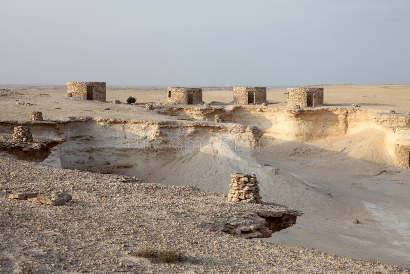 Fort in the Desert of Qatar Stock Photo - Image of sand, qatari: 38022774